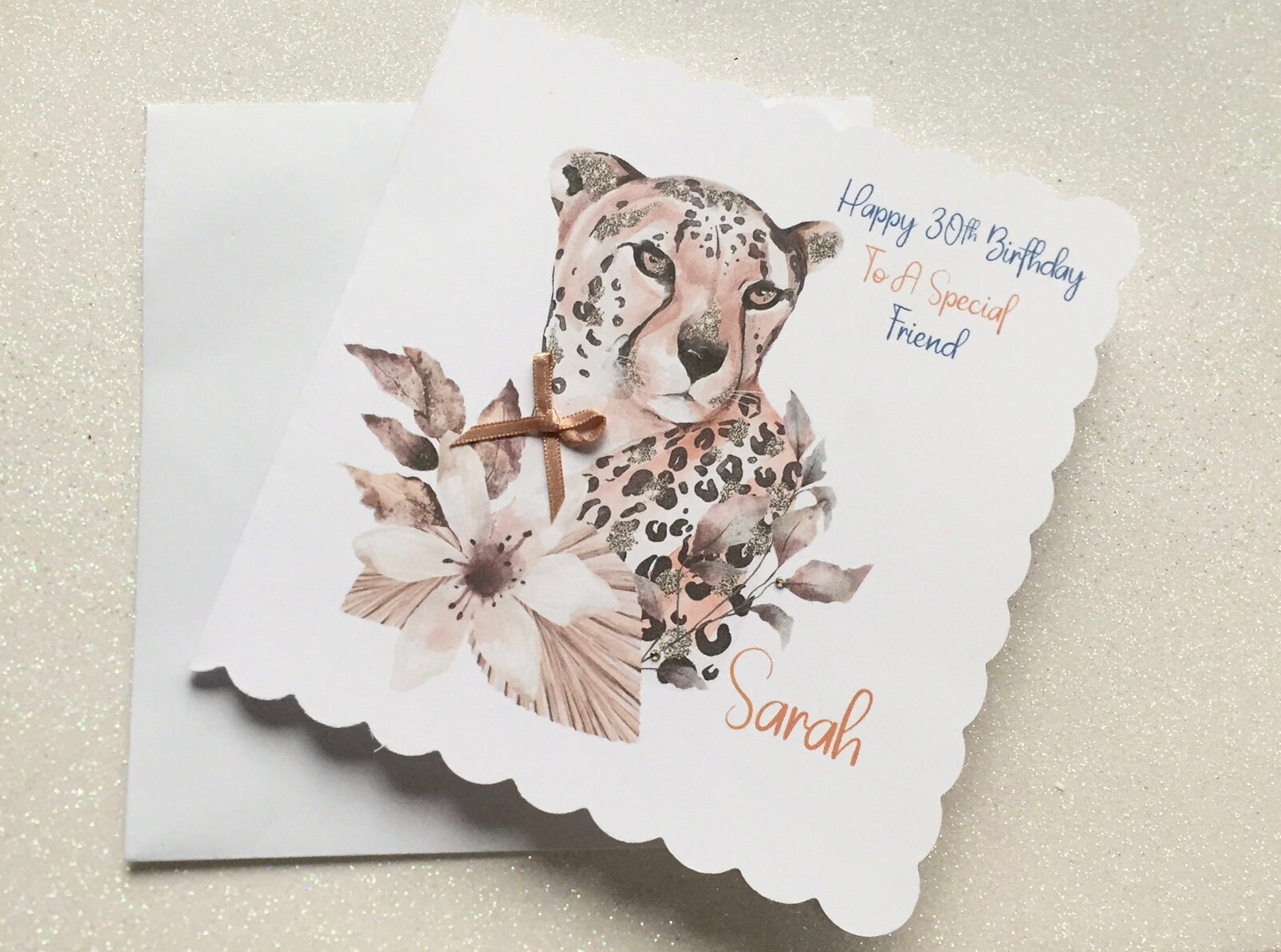 Birthday Leopard Card / Daughter/ Son/ Nephew/ Granddaughter/ - Etsy UK