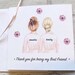 Best Friend Thank You Card Handmade and Personalised Friends - Etsy
