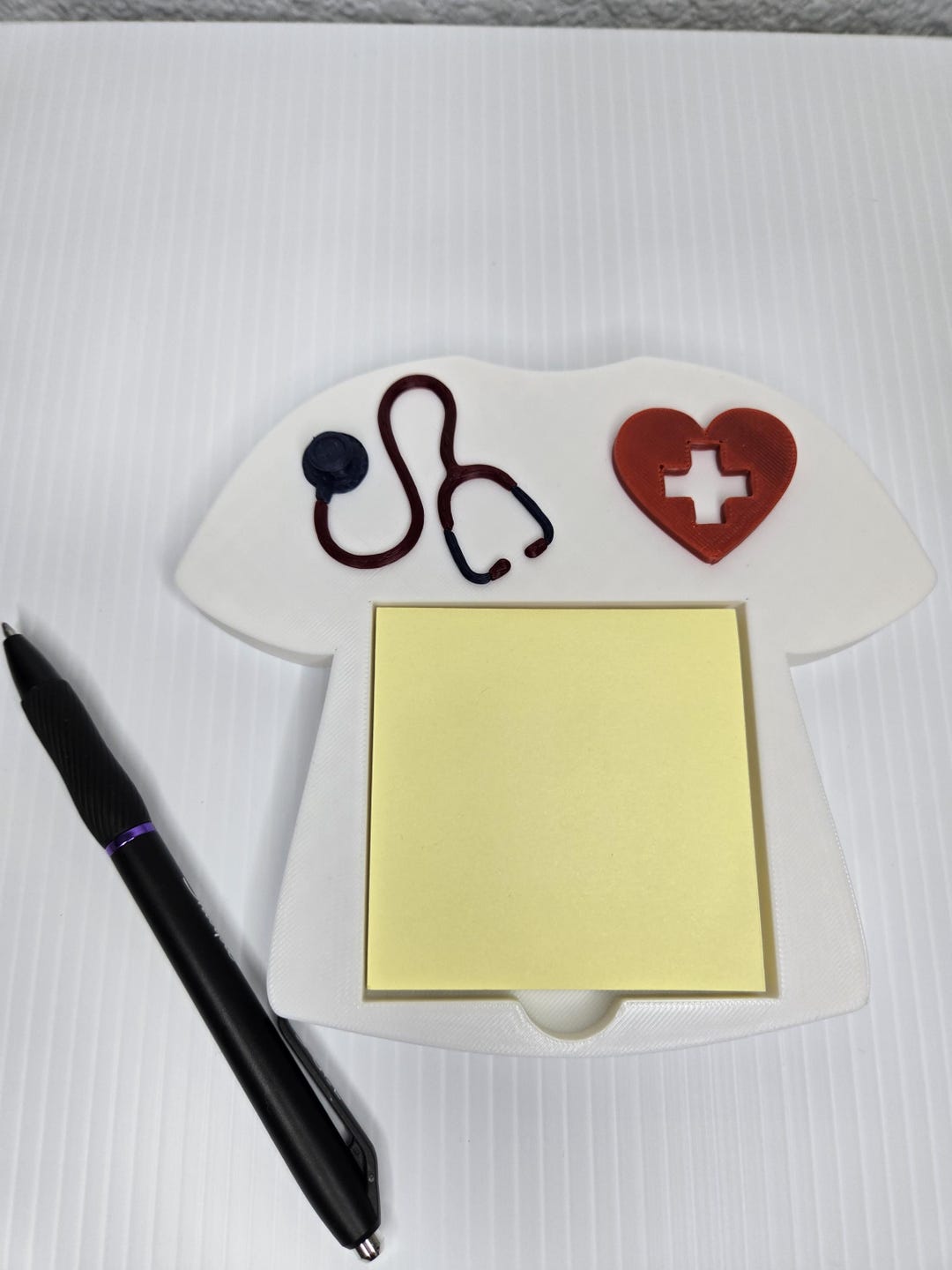 Cute Scrubs Sticky Note Pad Holder for Healthcare Workers | Desk ...