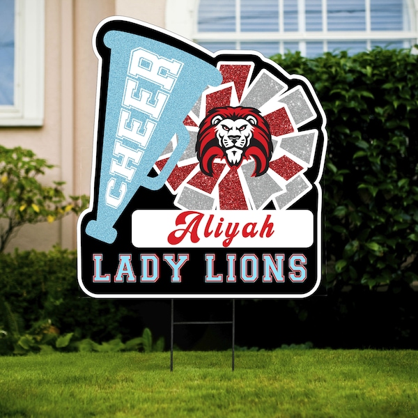 Cheer Yard Signs - Etsy