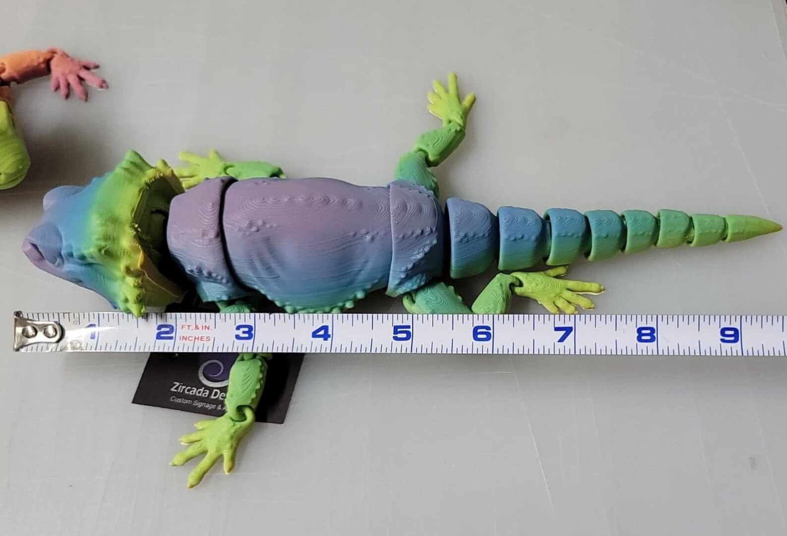 Articulated Bearded Dragon 3D Printed Reptile Figurine Fidget - Etsy