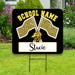 Personalized Color Guard Yard Sign | Customizable School Athletics ...