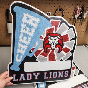 Personalized Color Guard Yard Sign | Customizable School Athletics ...