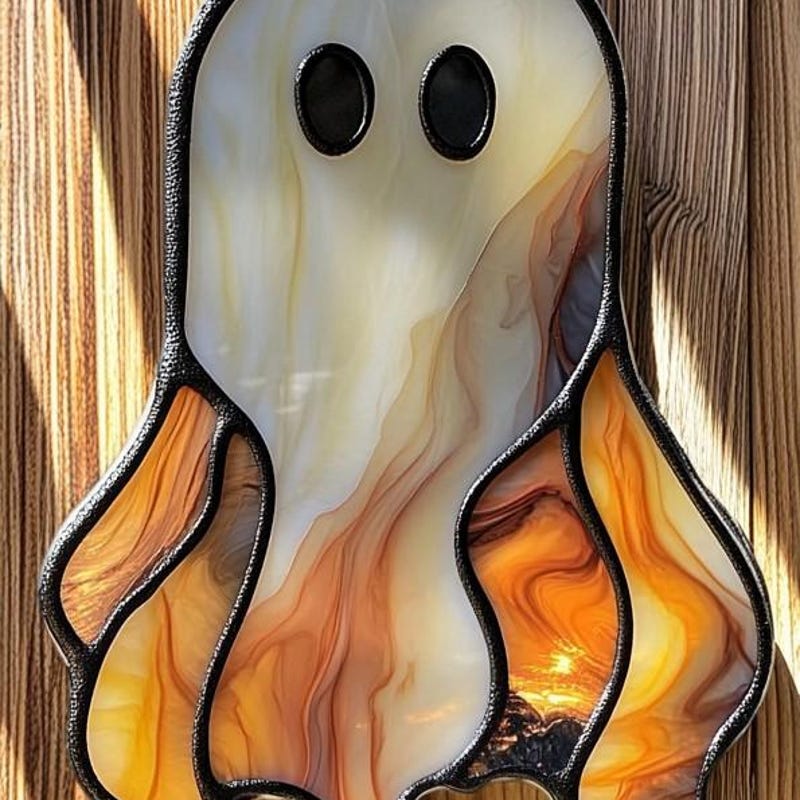 Stained Glass Ghost - Etsy