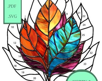 STAINED GLASS PATTERN Sherry Fain Cross - Etsy