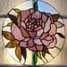 Rose Stained Glass Pattern - Digital PDF File for Instant Download ...