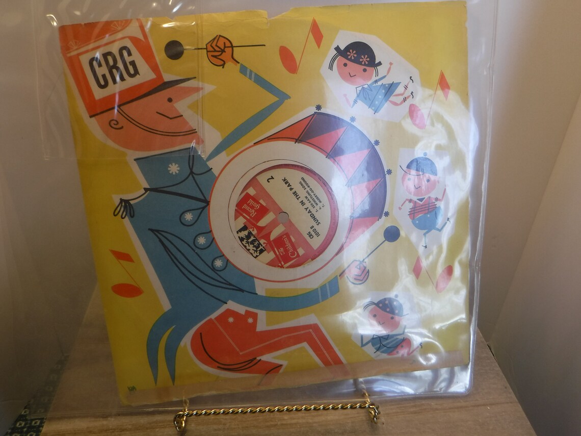1954 Vintage Children's Record Guild Sunday in the Park - Etsy Hong Kong