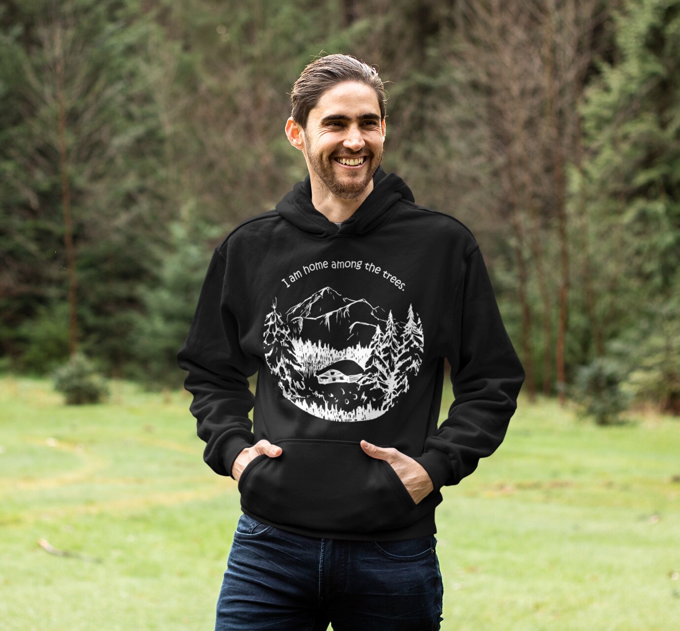 Among the Trees Unisex Heavy Blend Crewneck Sweatshirt / - Etsy