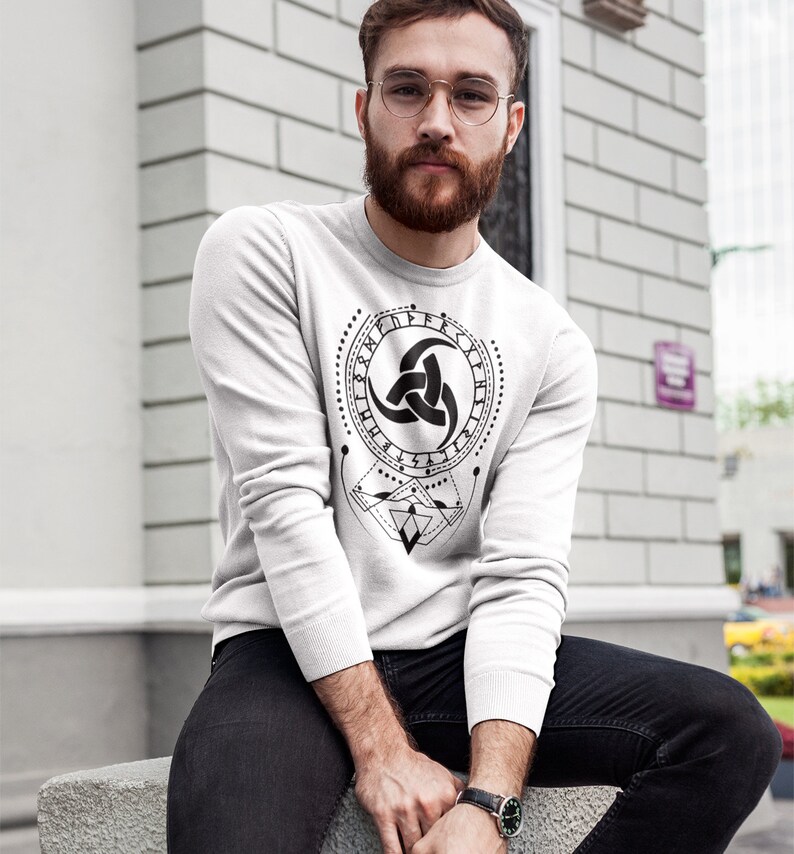 Triple Horn of Odin Norse Pagan Symbol Unisex Heavy Blend | Etsy