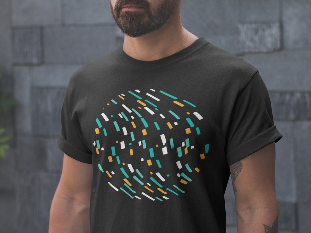 Flow Geometric T-shirt Tank Top 3/4 Raglan Shirt - Etsy