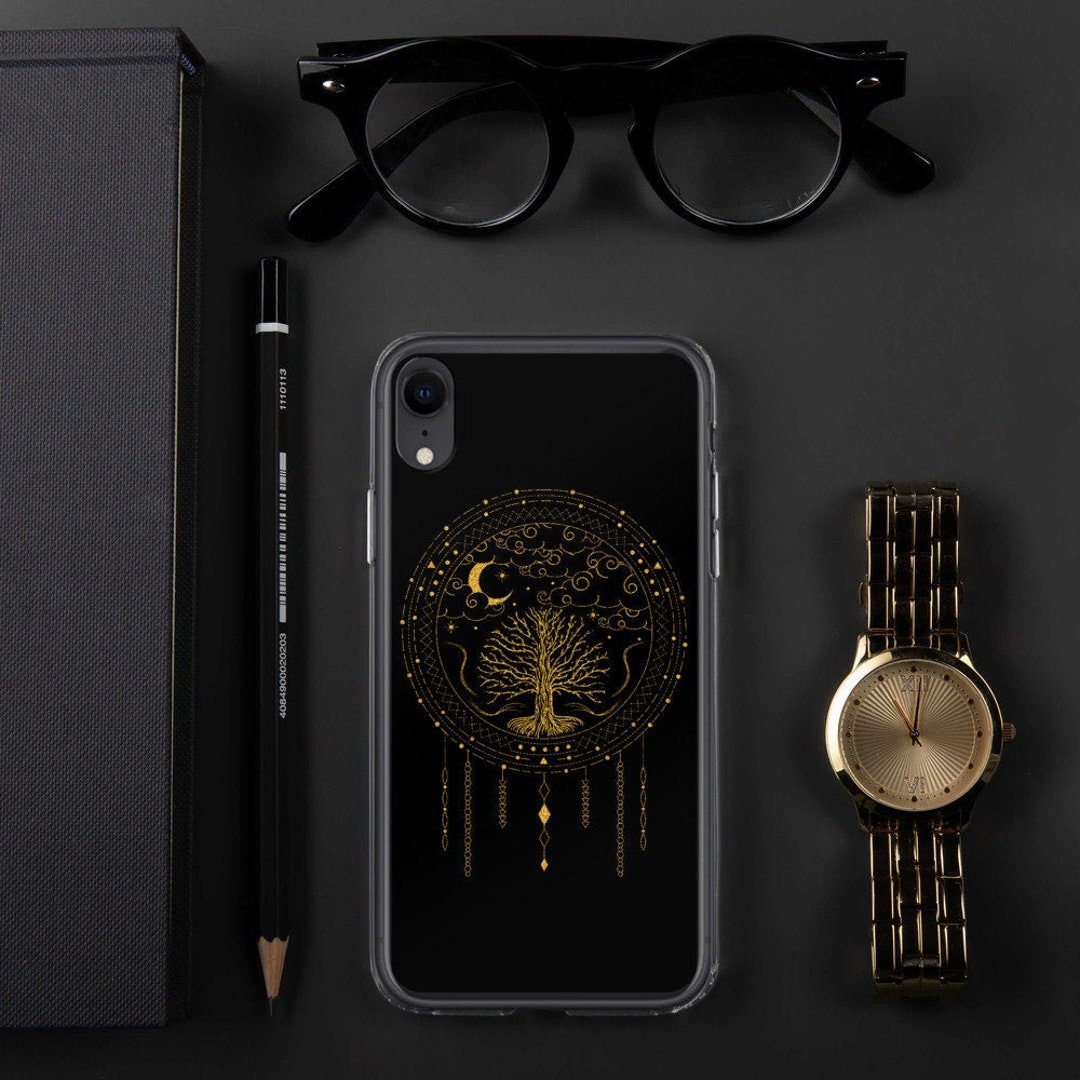 Tree of Life Crescent Moon Celestial Phone Case iPhone 78XXSXRSE1112 ...