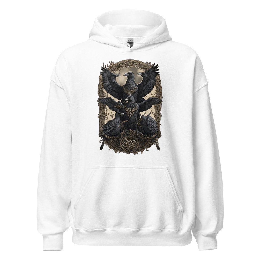 Twin Ravens of Odin Norse Pagan Symbol Unisex Heavy Blend Crewneck ...