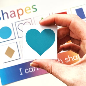 PRINTABLE Shape Matching Learning Mat - STAGE 1 | Homeschooling ...