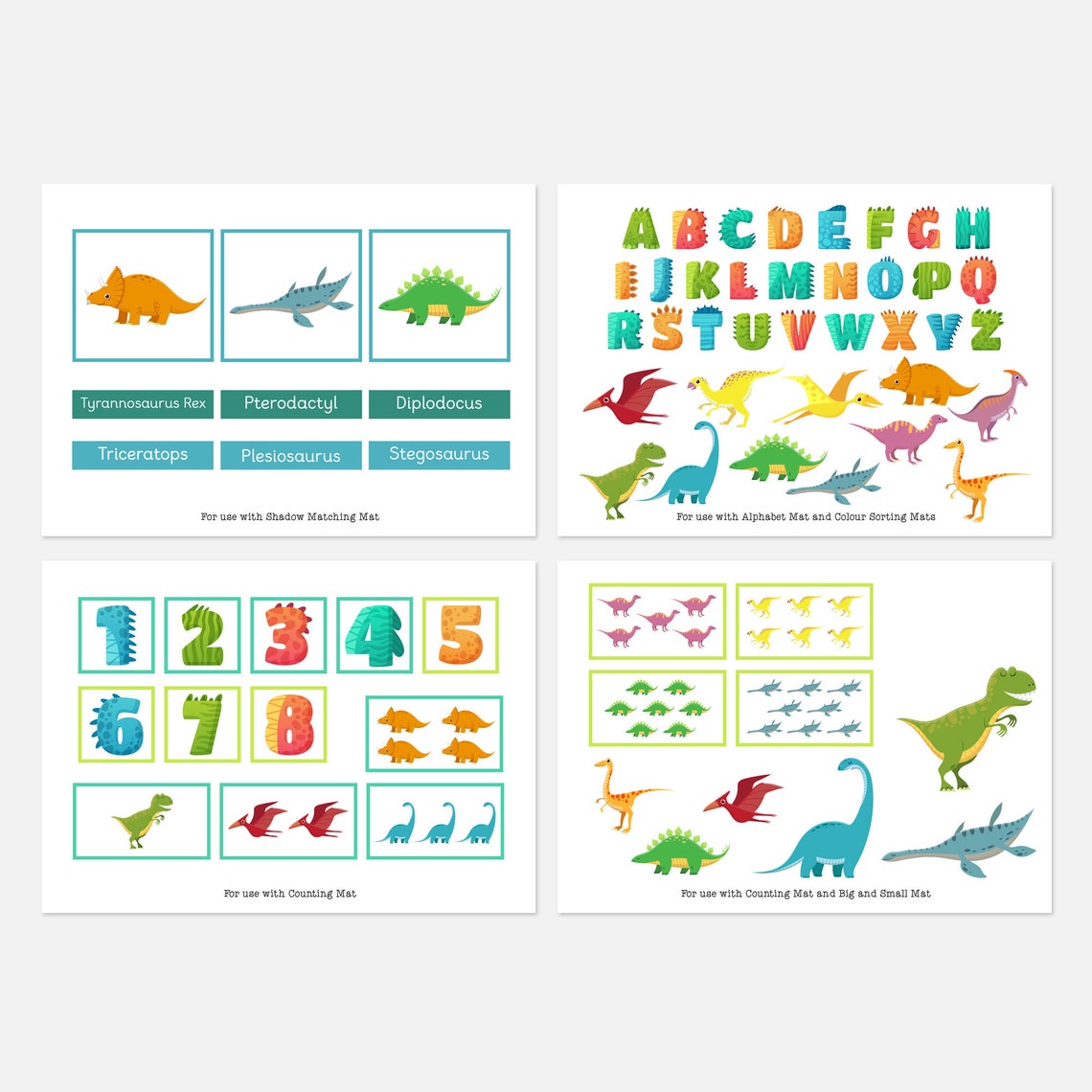 Dinosaur Toddler Busy Book Printable Teaching Resources for | Etsy