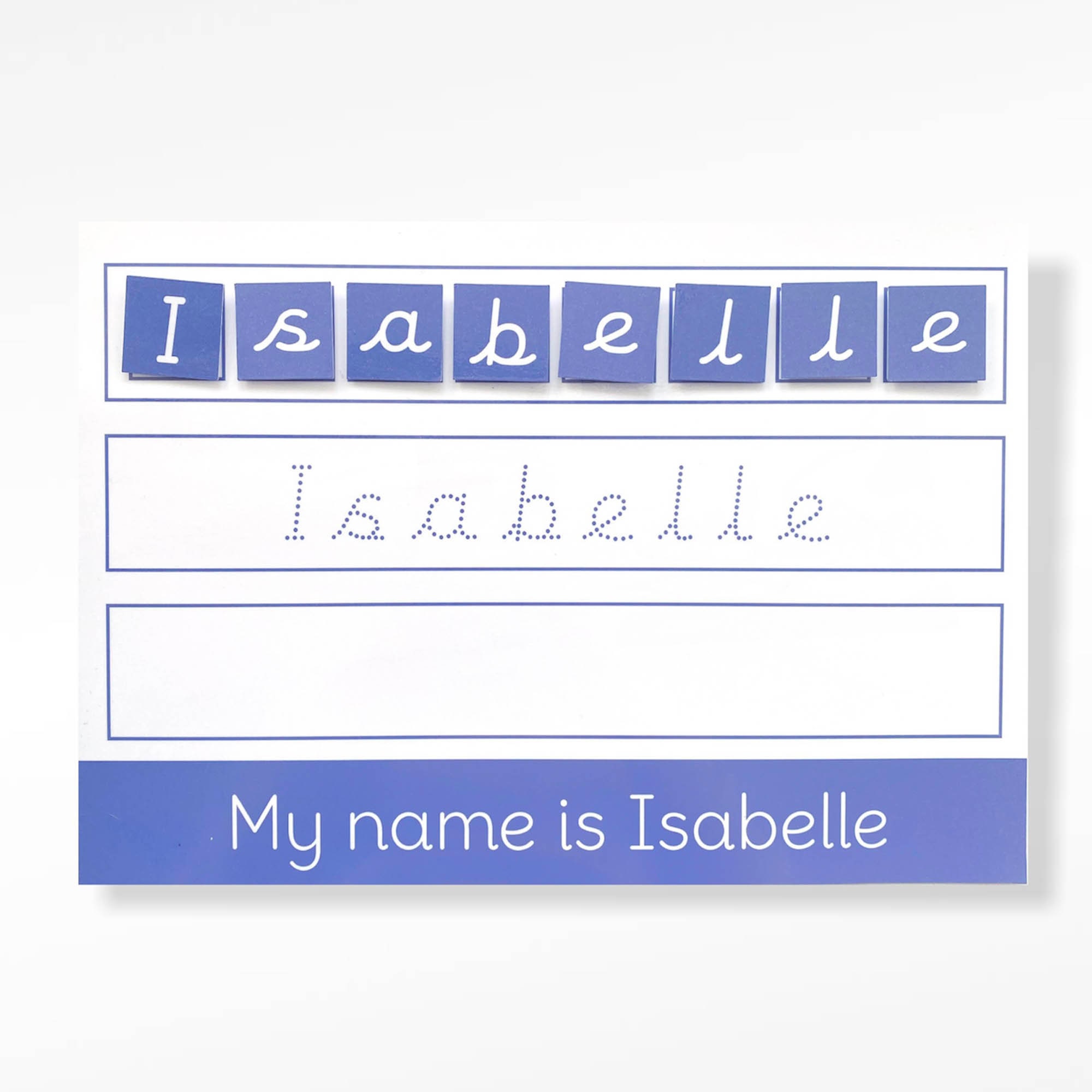 PERSONALISED Build It Trace It Write It 'my Name - Etsy UK