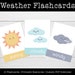 Weather Flashcards Educational Learning Resources for Toddlers & Pre ...