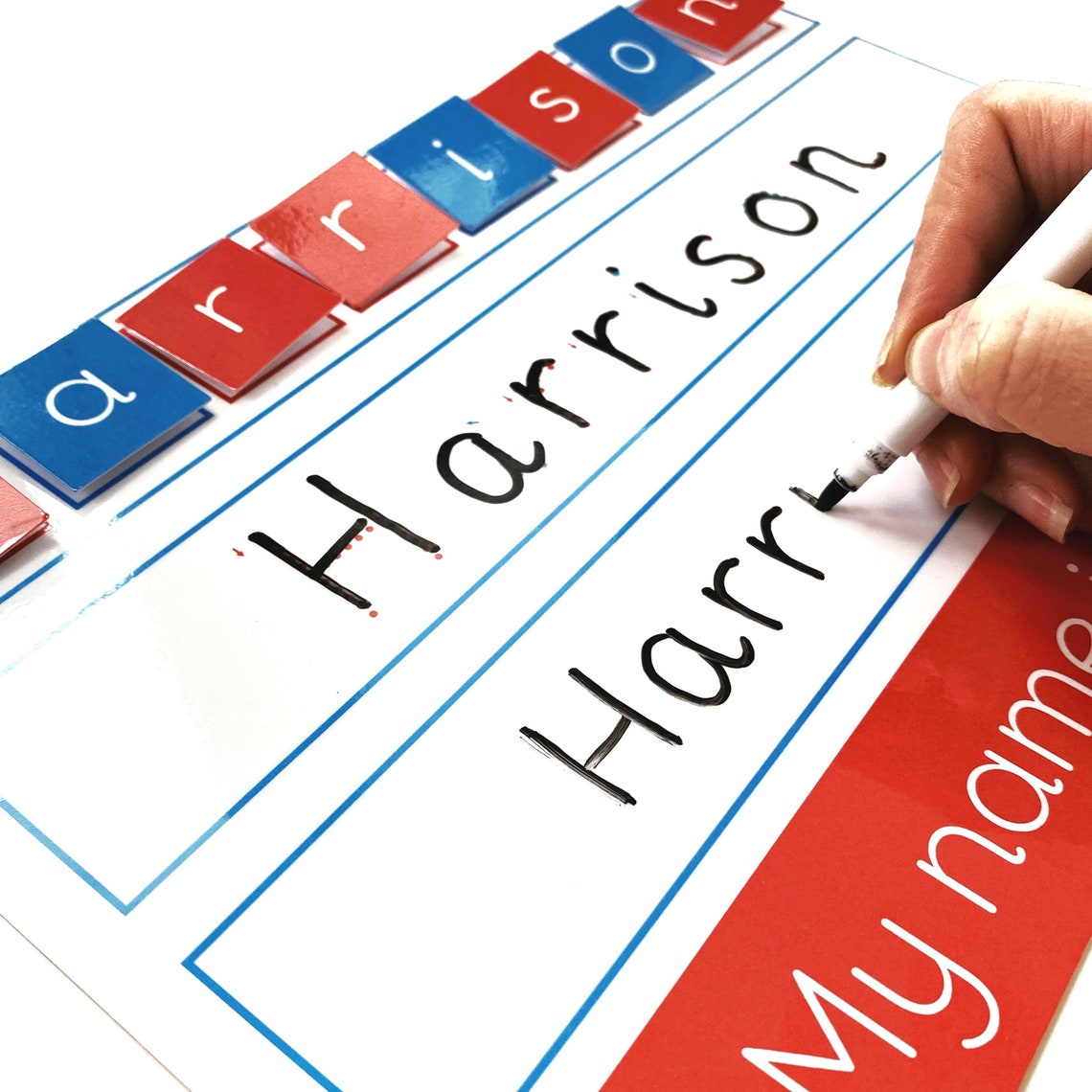 PERSONALISED Build It Trace It Write It 'my Name | Etsy UK