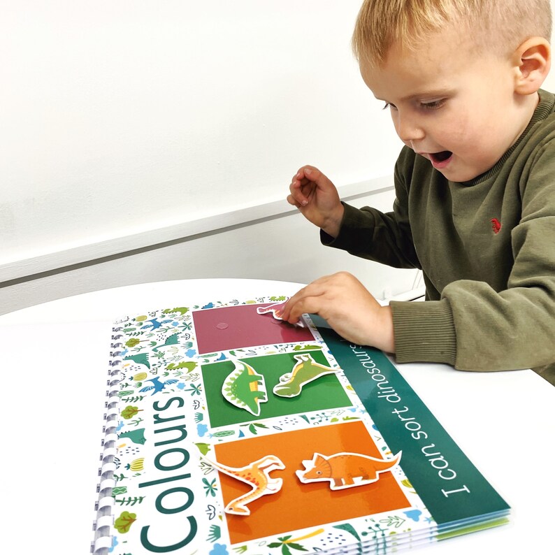 Dinosaur Toddler Busy Book Printable Teaching Resources for - Etsy UK