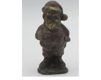 Cast Iron Santa Sleigh 4 Reindeer - Etsy