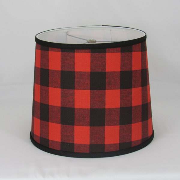 Black and White Buffalo Drum Lamp Shade - Etsy