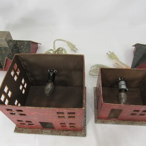 Paper Mache House Set of 2 - Etsy
