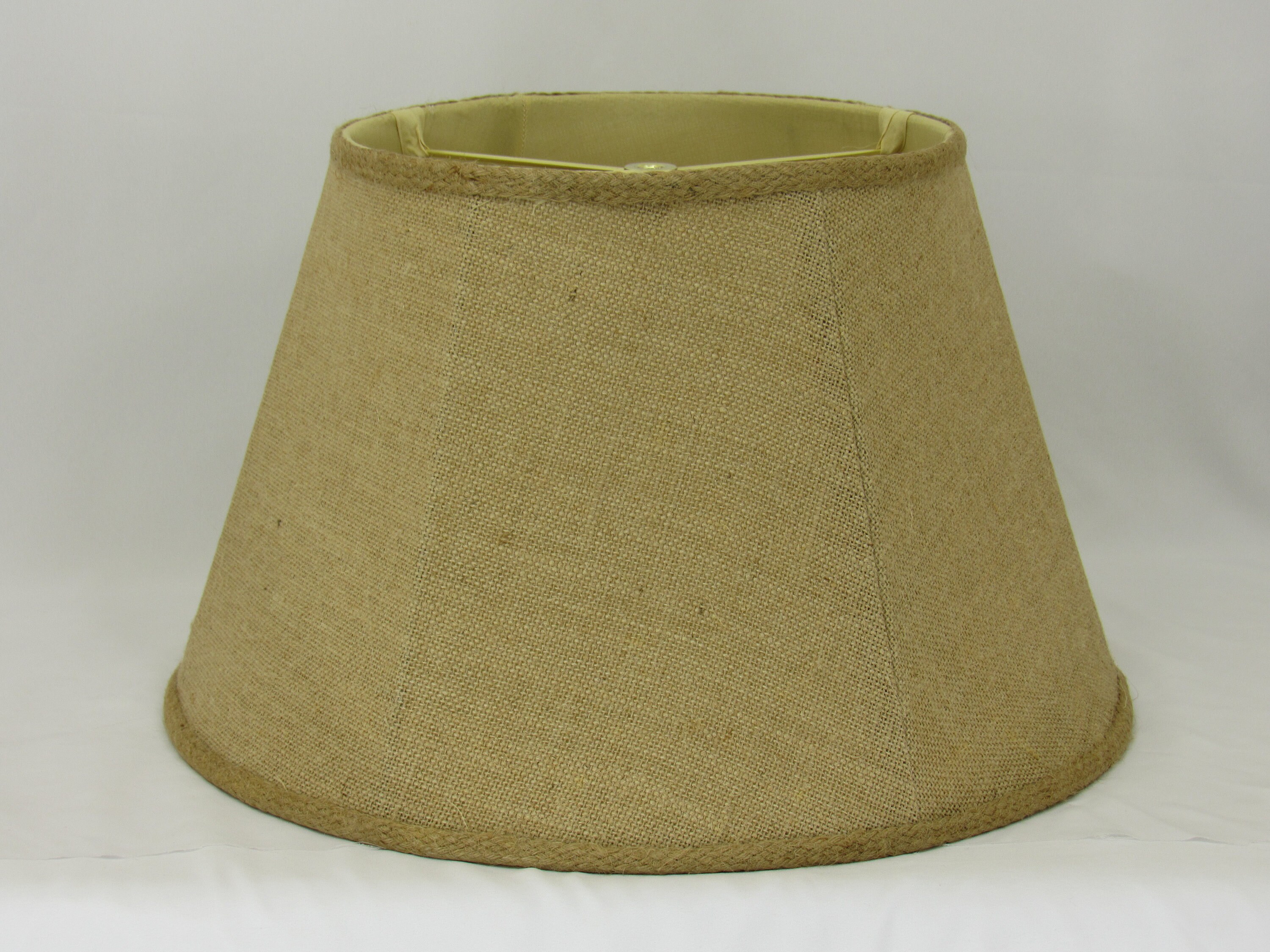 Lamp Shade, 16 Inch, Washer, Boulette, Natural Burlap - Etsy