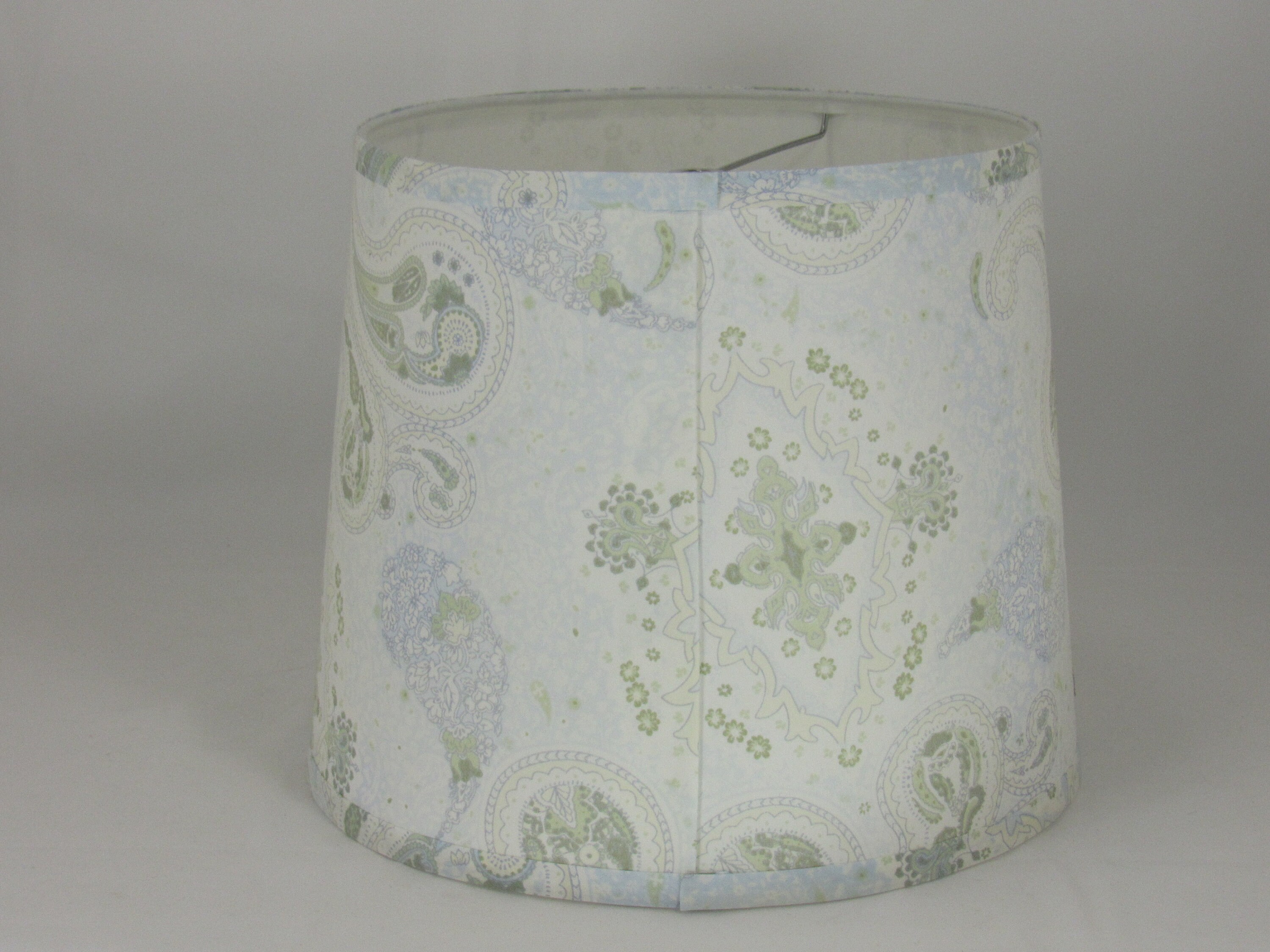 Light Blue Paisley Print Lamp Shade - Etsy