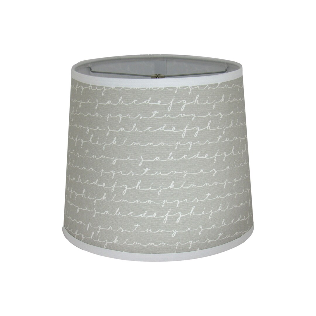 Alphabet Script Print Lamp Shade - Etsy
