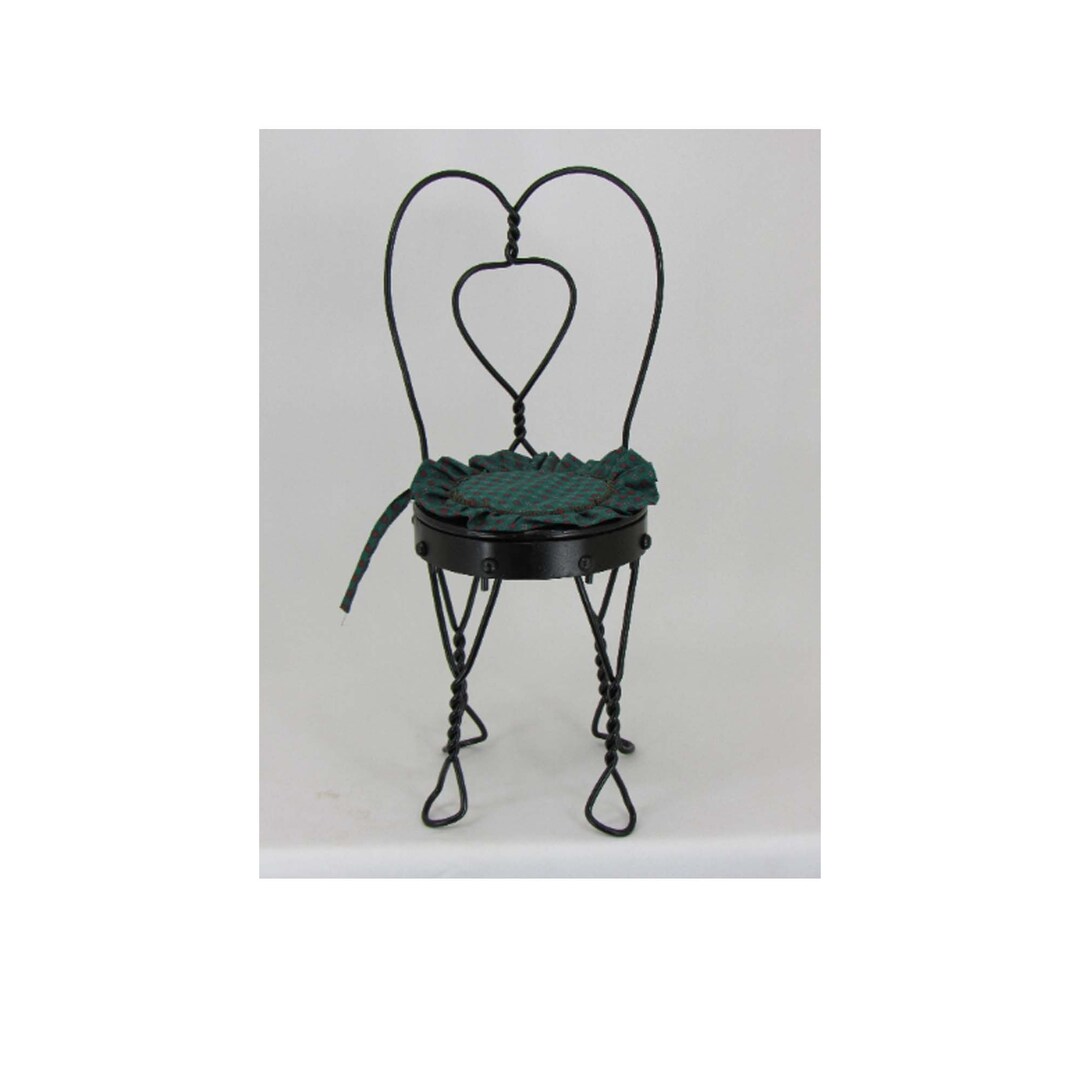 Small Metal Chair (doll Size Ice Cream Style) - Etsy