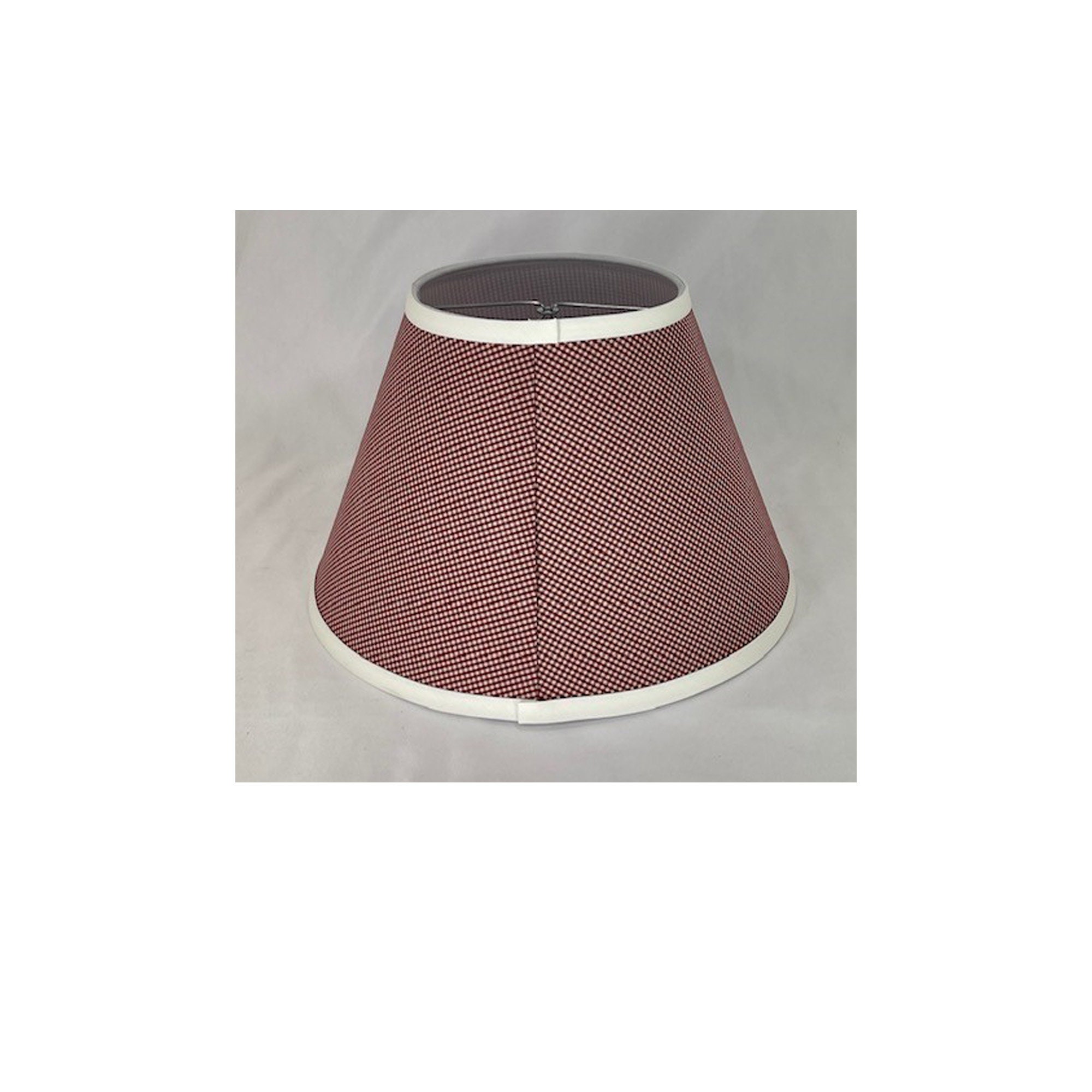 Red Check Clip-on Lamp Shade - Etsy