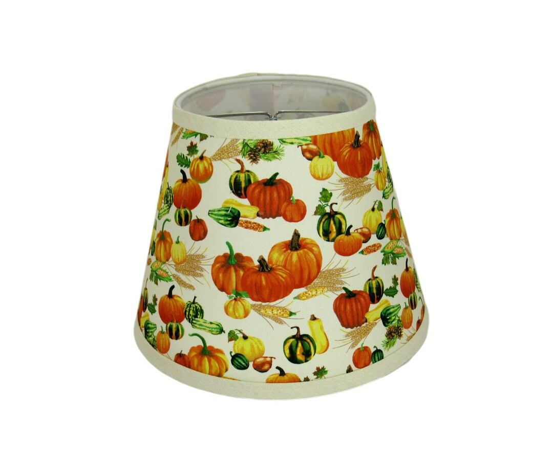 Pumpkin Print Clip-on Lamp Shade - Etsy