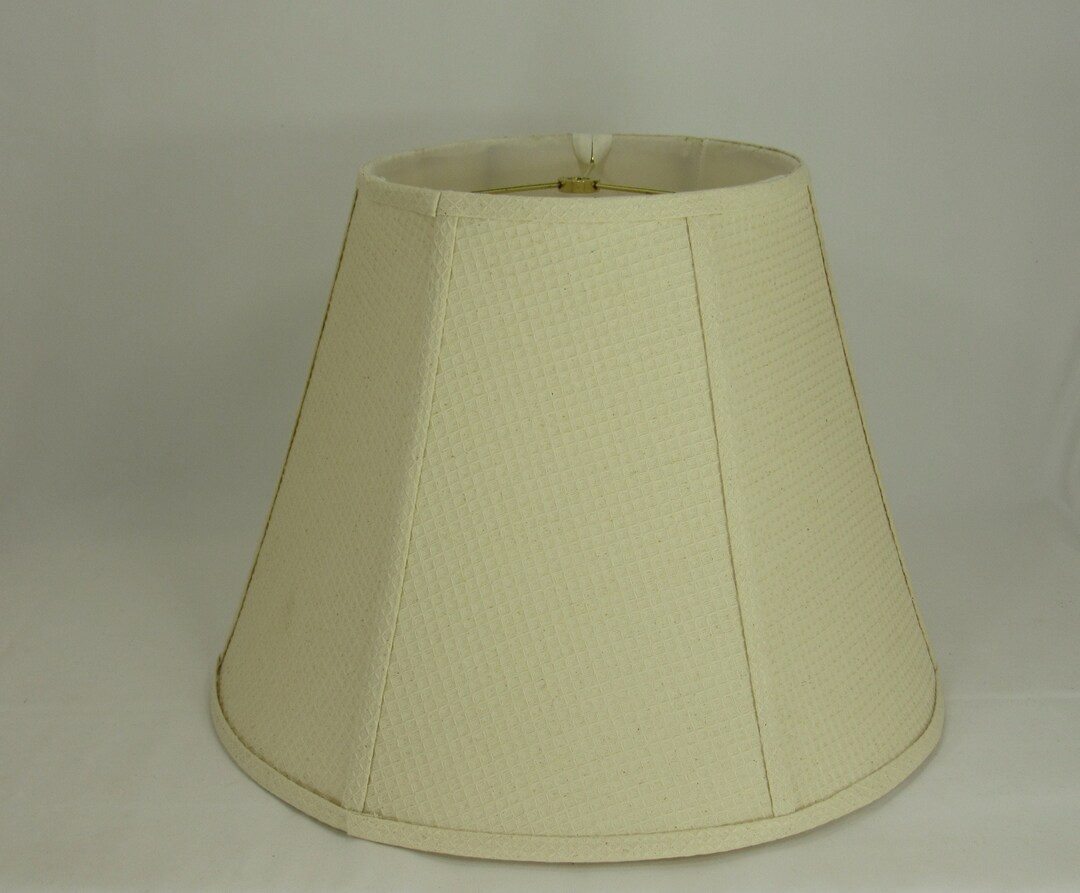 Off White Waffle Pattern Lamp Shade, Softback - Etsy