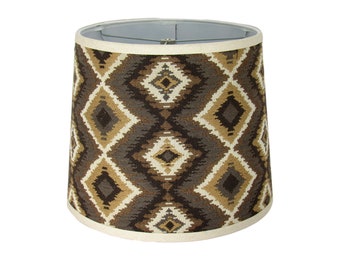 Tan & Brown Abstract Animal Print Lamp Shade - Etsy