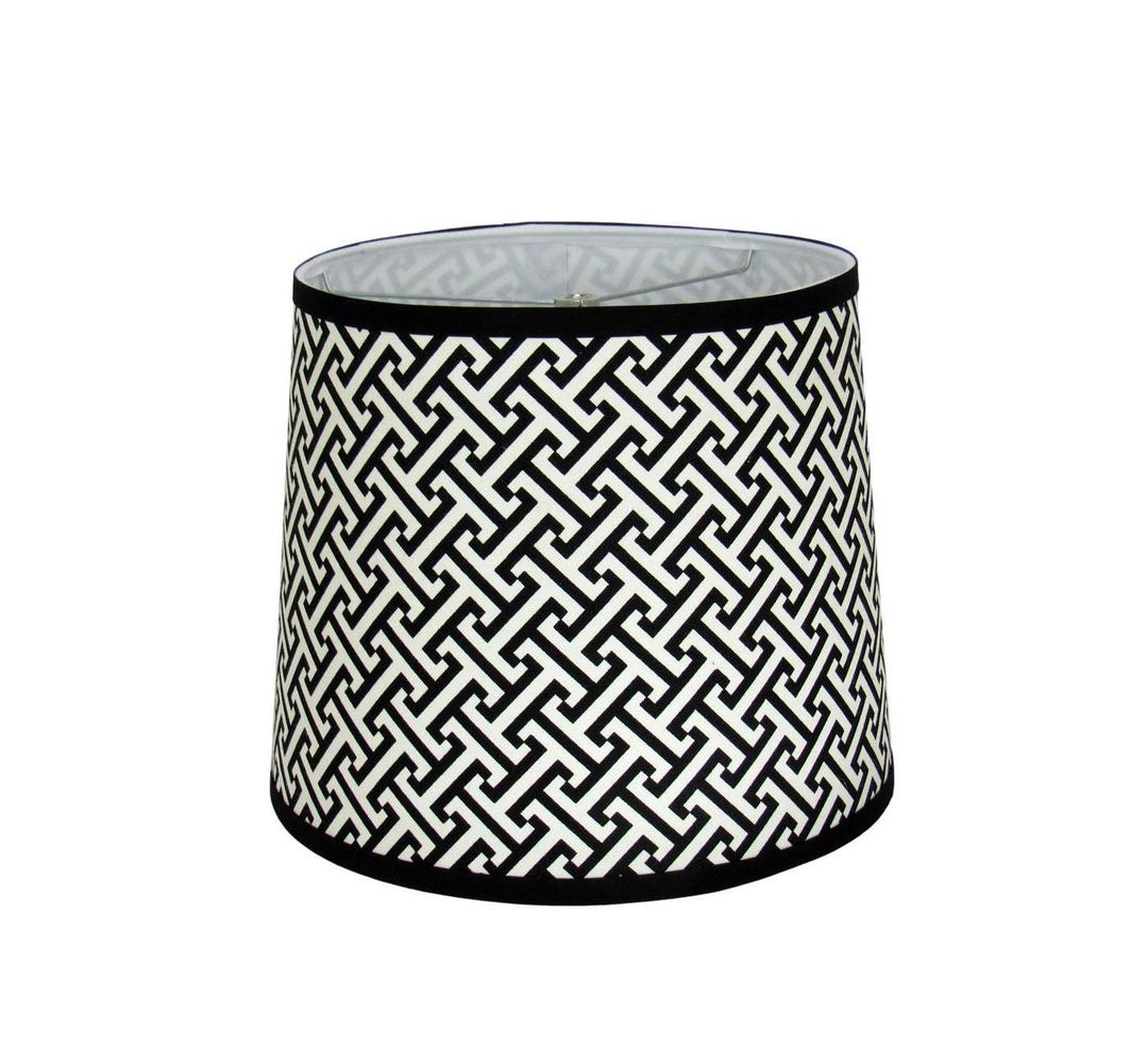Black and White Maze Print Lamp Shade - Etsy