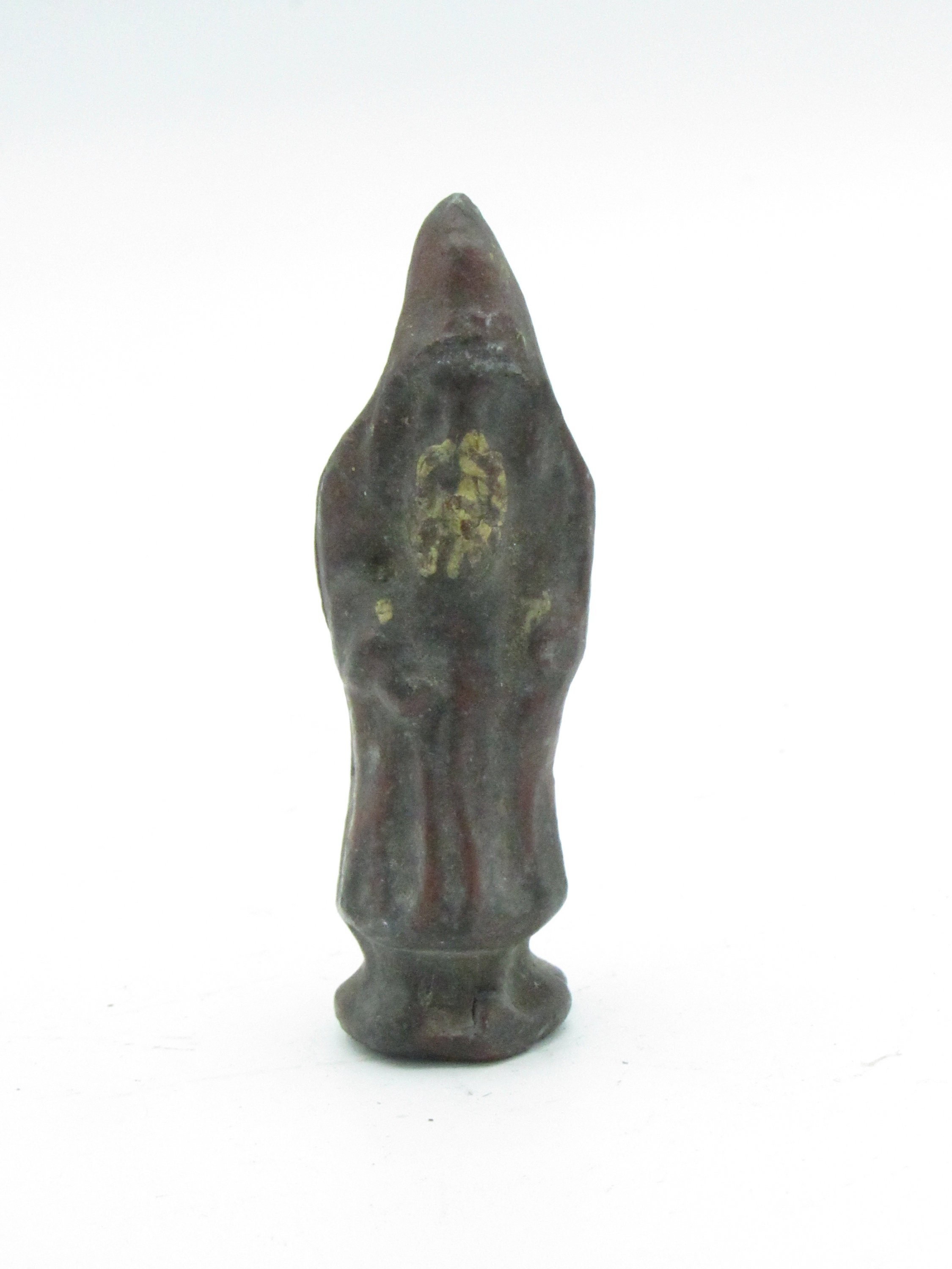 Cast Iron/lead Mini Santa With Hood - Etsy