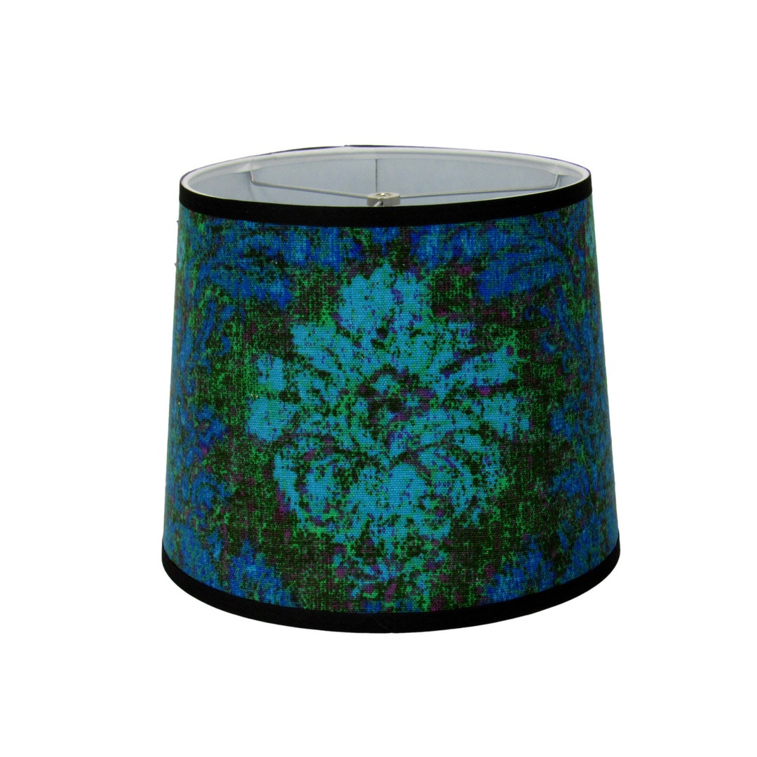 Mid-century Floral Print Lamp Shade - Etsy