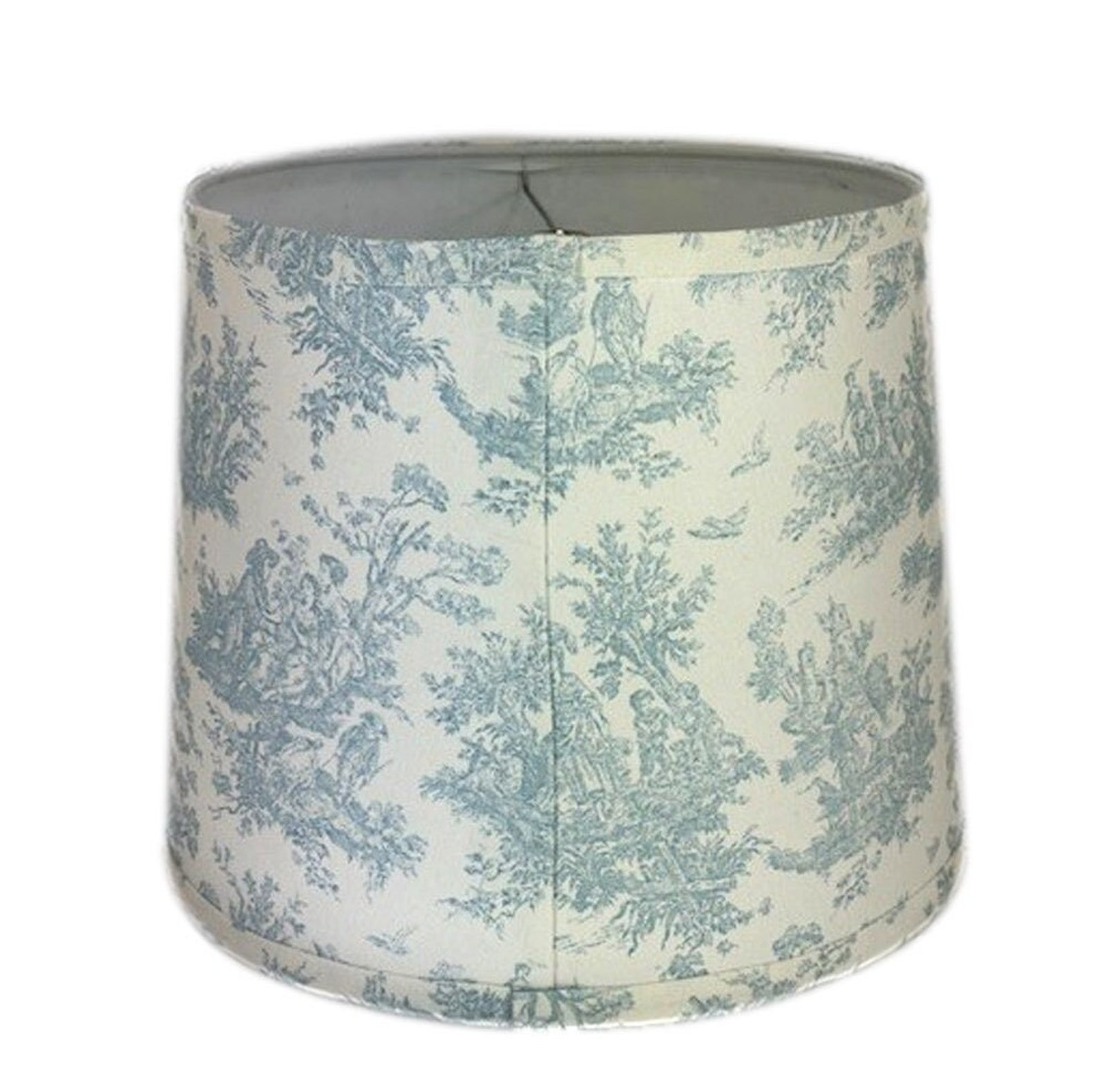 Light Blue Toile Print Lamp Shade - Etsy