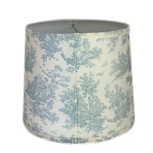 Light Blue Toile Print Lamp Shade - Etsy