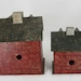 Paper Mache House Set of 2 - Etsy
