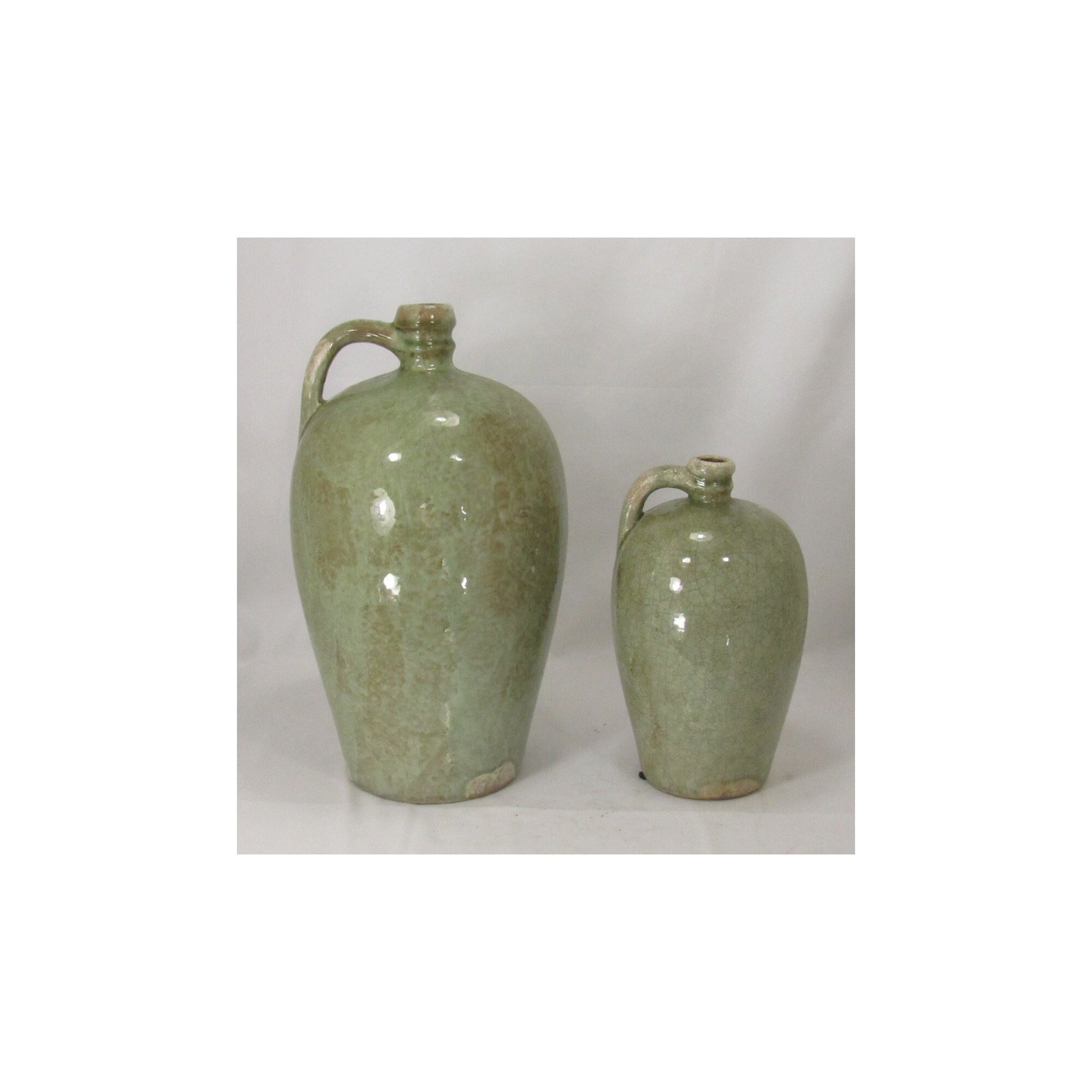 Small or Large Ceramic Sea Green Jug - Etsy