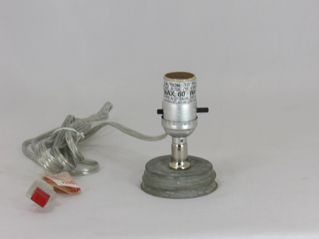 Antique Zinc Mason Jar Lid Adapter - Etsy
