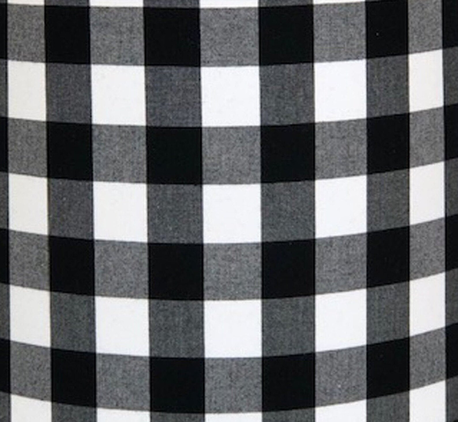 Black and White Buffalo Check Print Shade - Etsy