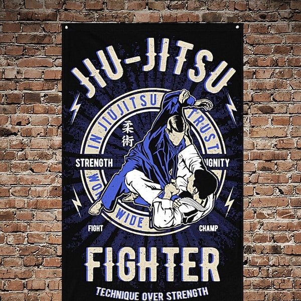 Jiu Jitsu Flag - Etsy