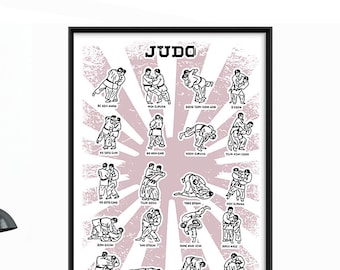 Judo Poster | Etsy