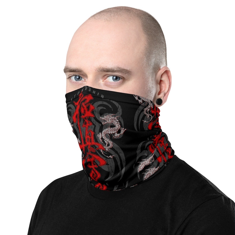 Kyokushin Karate Face Mask Neck Gaiter Scarf Headwear - Etsy