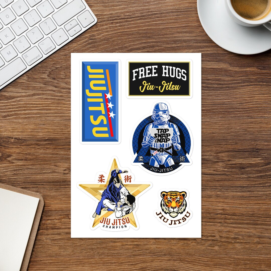 Jiu Jitsu Super Pack Sticker Sheet, Best Jiu Jitsu Stickers - Etsy