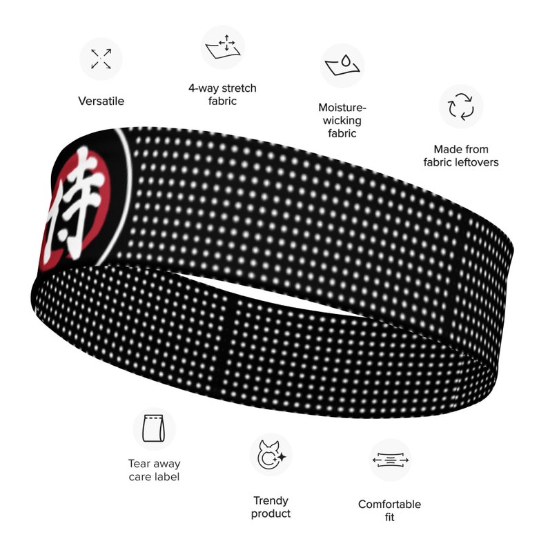 Samurai Headband, Samurai Kanji - Etsy
