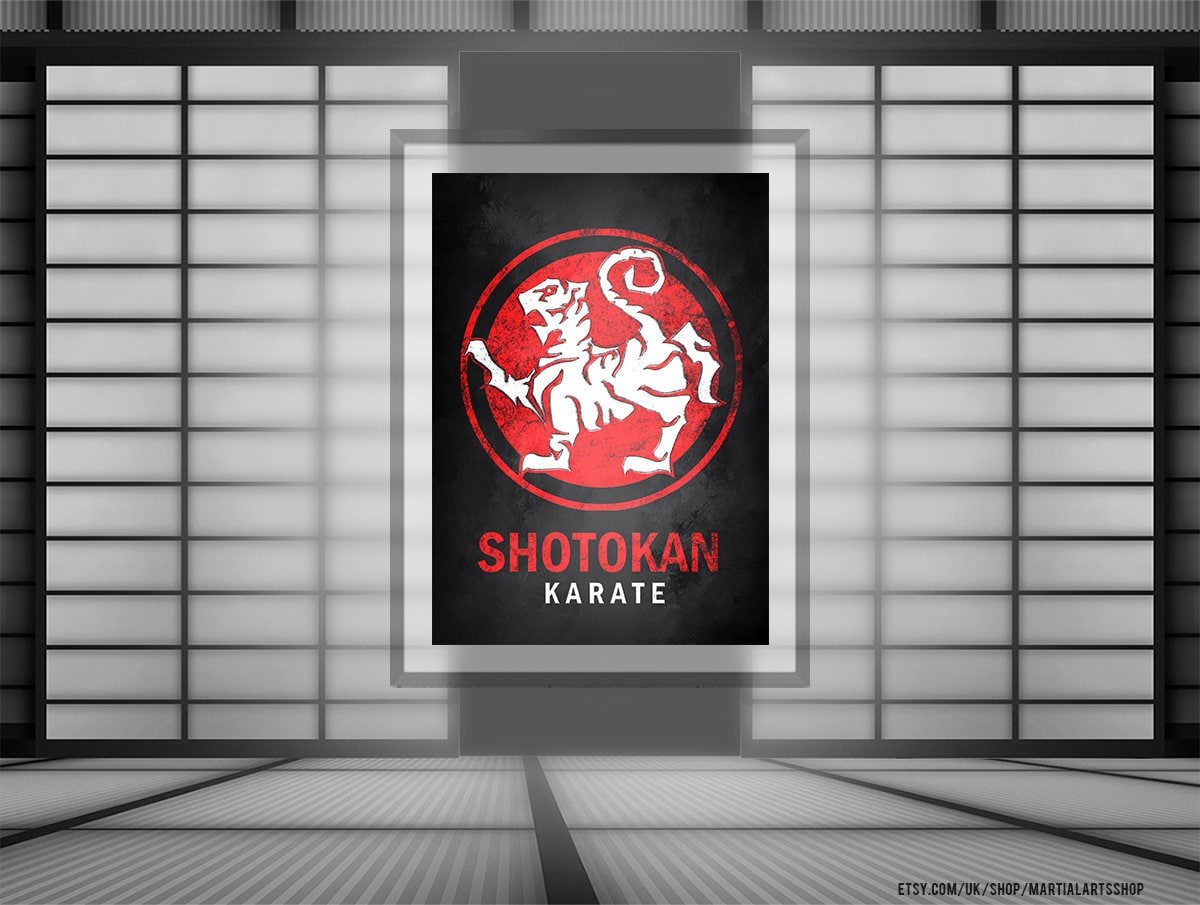 Shotokan Karate Poster, Shotokan Karate Dojo Print - Etsy UK