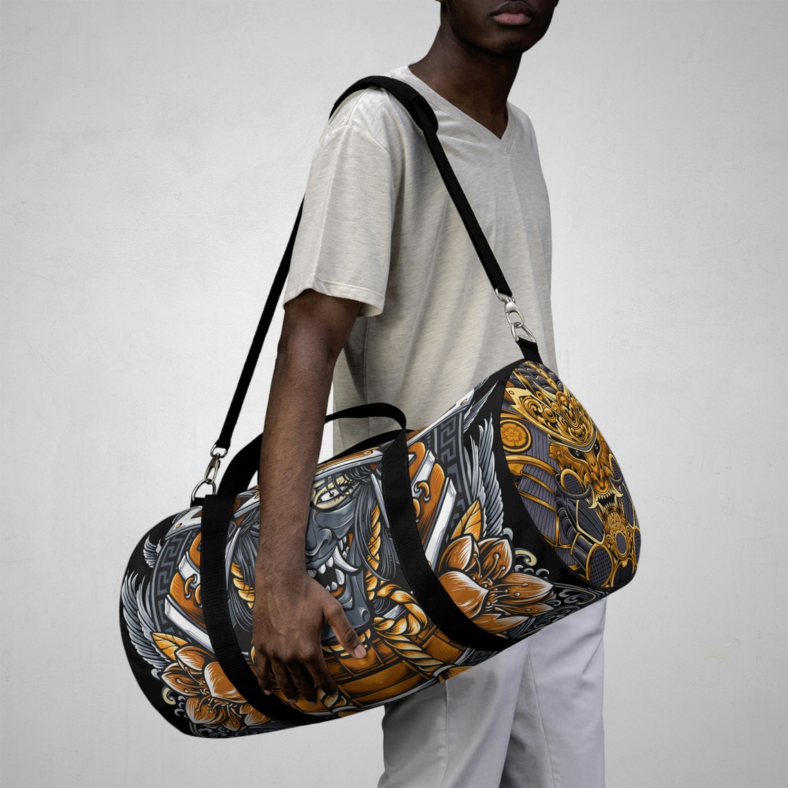 Samurai Warrior Duffel Bag, Bushido Bag - Etsy