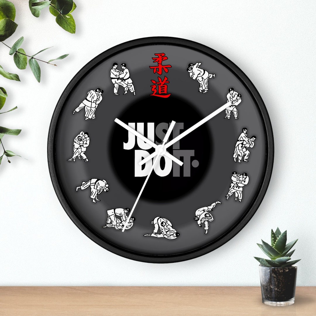 Judo Wall Clock, Time to Judo It - Etsy